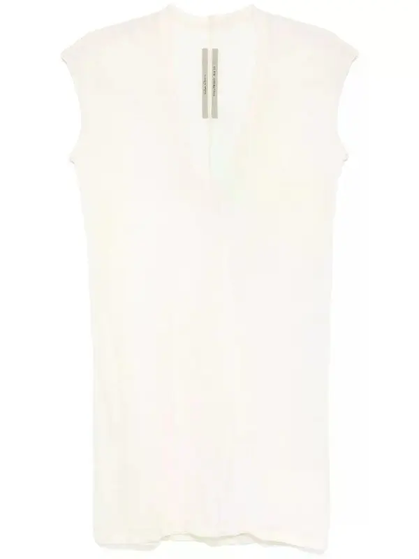 Rick Owens V-neck Vest - Neutrals