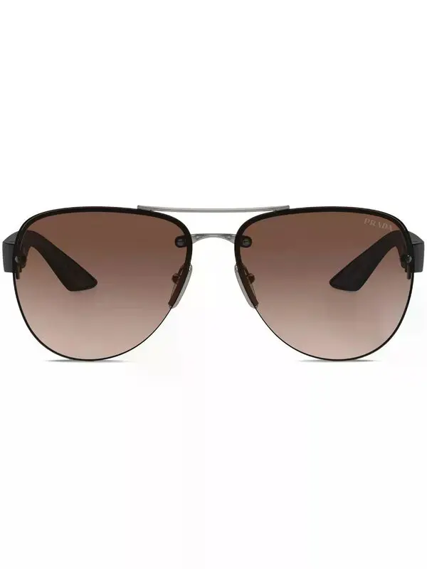 Prada Pilot-frame Sunglasses - Grey
