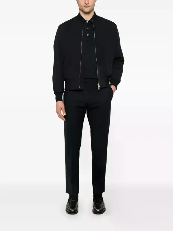 LARDINI Wool Bomber Jacket