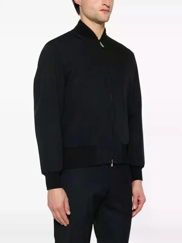 LARDINI Wool Bomber Jacket