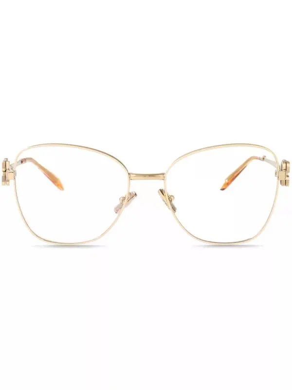 Miu Miu Cat-eye Glasses - Gold