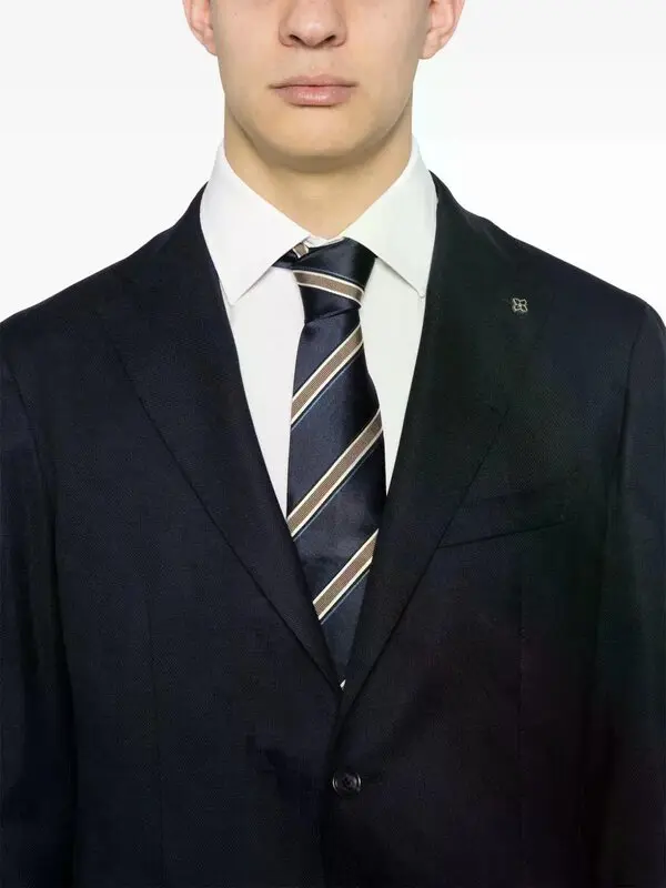 Tagliatore Brooch-detail Blazer