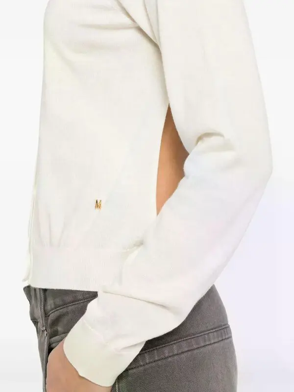 Moschino Open-back Cardigan - Neutrals