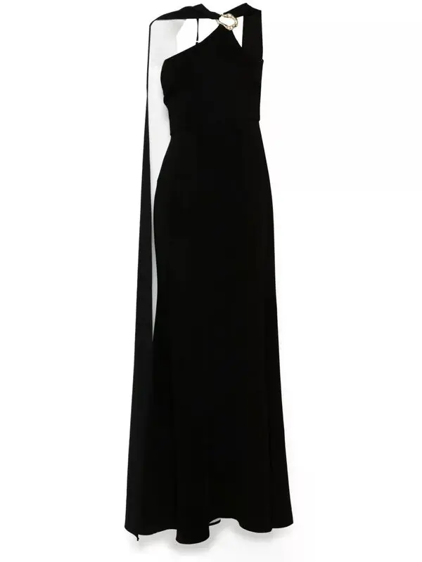 Roland Mouret Asymmetric Embellished Gown