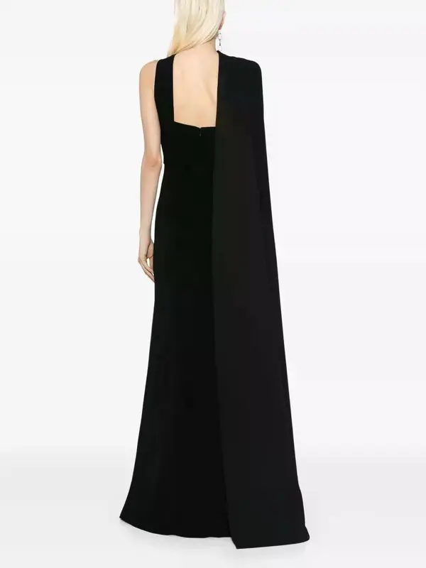 Roland Mouret Asymmetric Embellished Gown