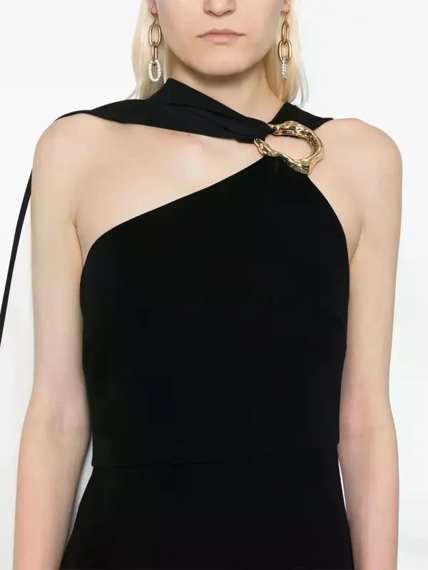 Roland Mouret Asymmetric Embellished Gown