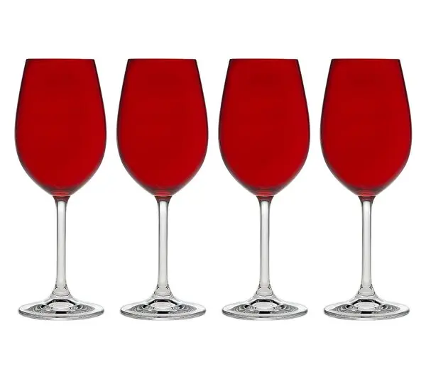 GODINGER Meridian Red White Wine Glass, Set Of4 - One-color