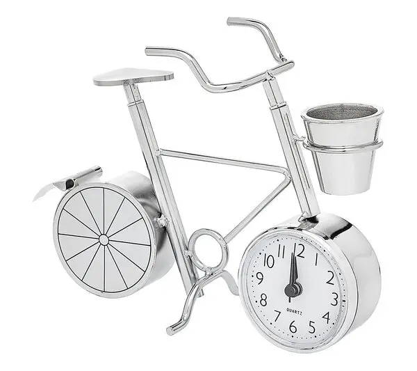 GODINGER Bicycle Desk Set Clock - One-color