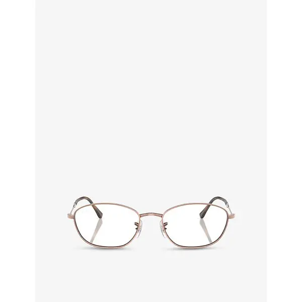 Ray-ban Rx3749v Irregular-frame Optical Glasses - Brown