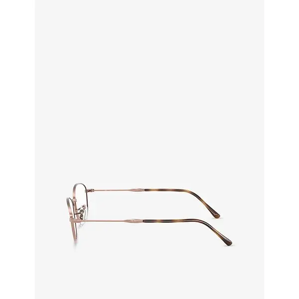 Ray-ban Rx3749v Irregular-frame Optical Glasses - Brown