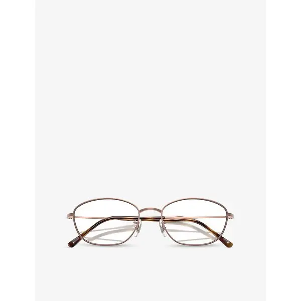Ray-ban Rx3749v Irregular-frame Optical Glasses - Brown