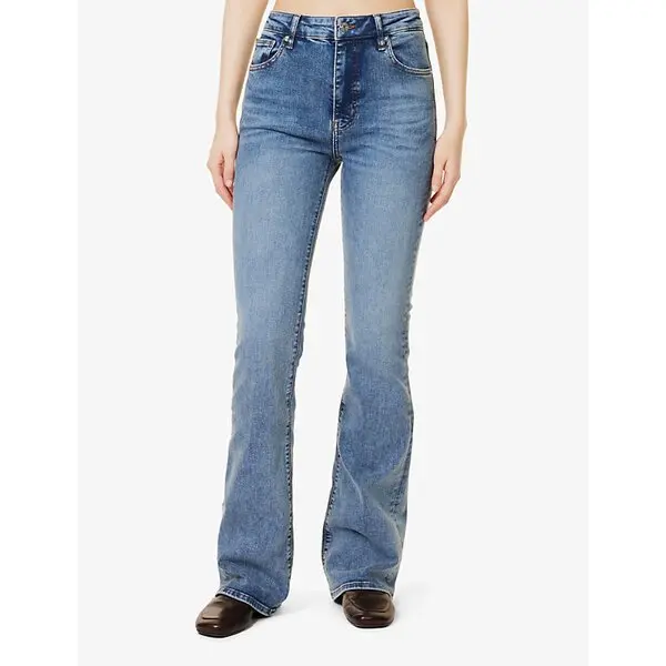 FRAME The Reboot Flared-leg High-rise Jeans - Crave