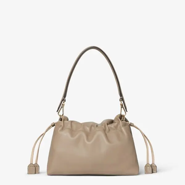 Fendi Baguette Soft Medium Nappa Leather Bag - Grey