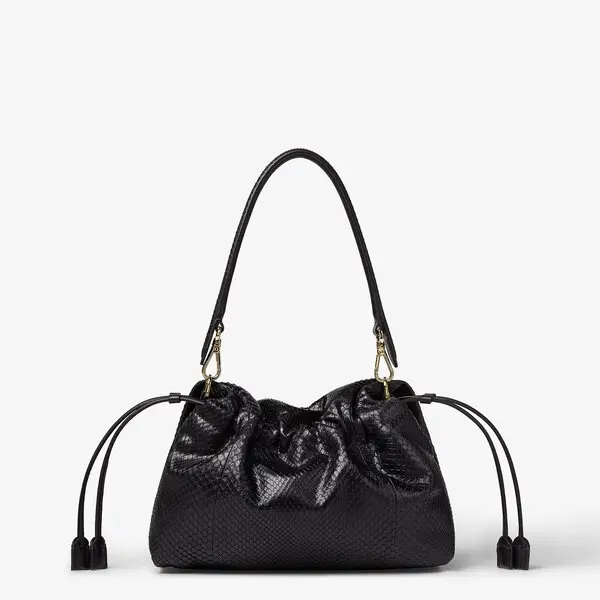 Fendi Mamma Baguette Medium Bag - Black