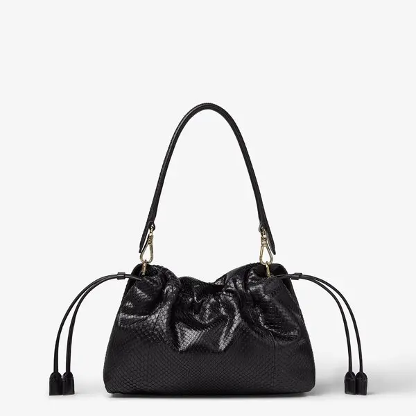 Fendi Mamma Baguette Medium Bag - Black