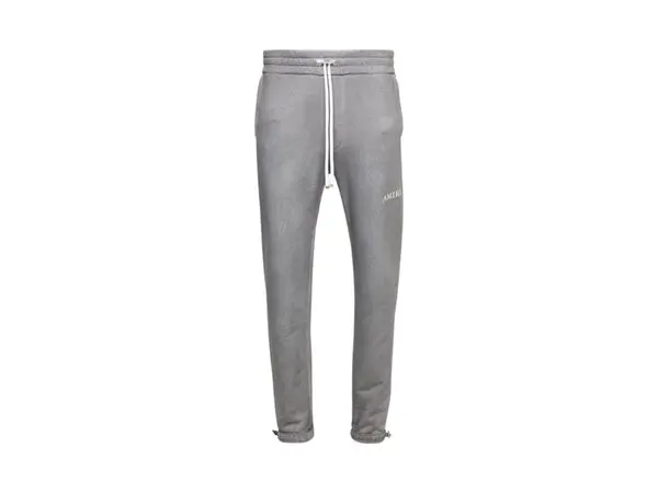 Amiri Aged Puff Logo Sweatpant - Grey