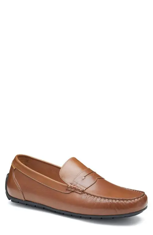 Johnston & Murphy Beck Penny Loafer - Tan Full Grain