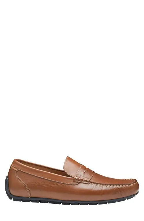Johnston & Murphy Beck Penny Loafer - Tan Full Grain