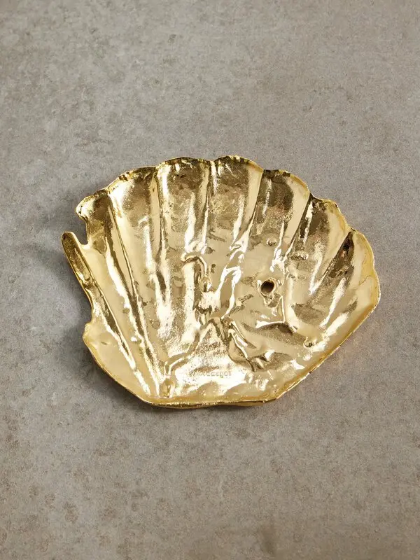 ALIGHIERI The Shell Of Clarity -plated Dish - Gold