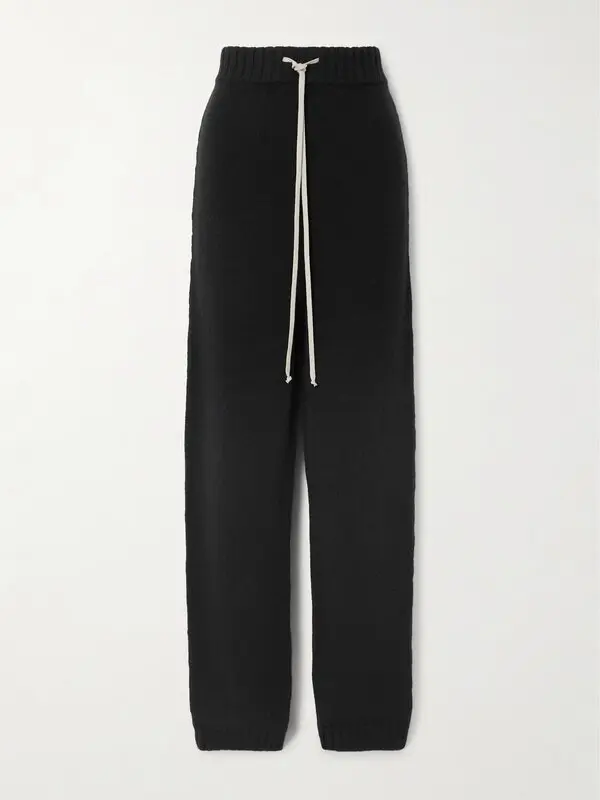 Rick Owens Cashmere Track Pants