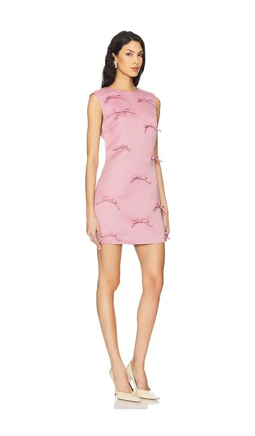 ELLIATT Rose Dress With Bow And Faux Pearl Accents
