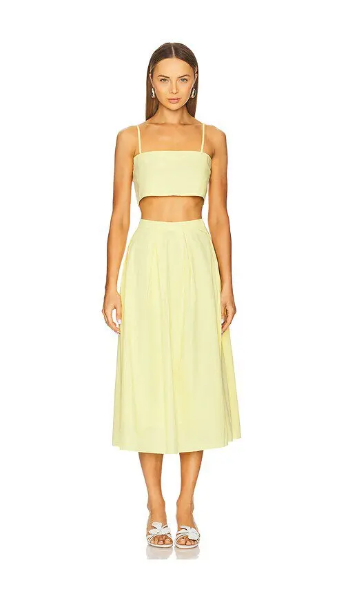Azeeza Walton Top - Lemon