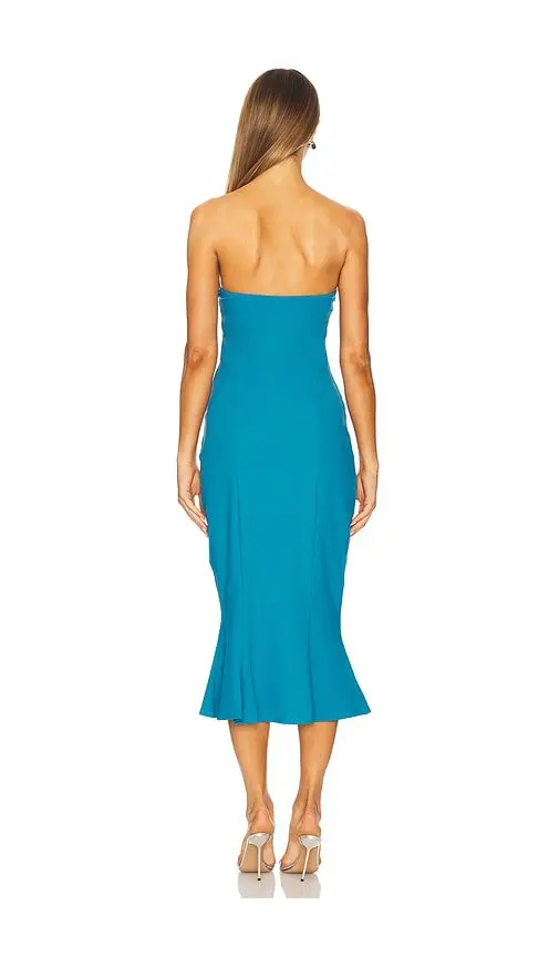 Susana Monaco Tube Trumpet Midi Dress In Ibiza - 61% Off | Editorialist