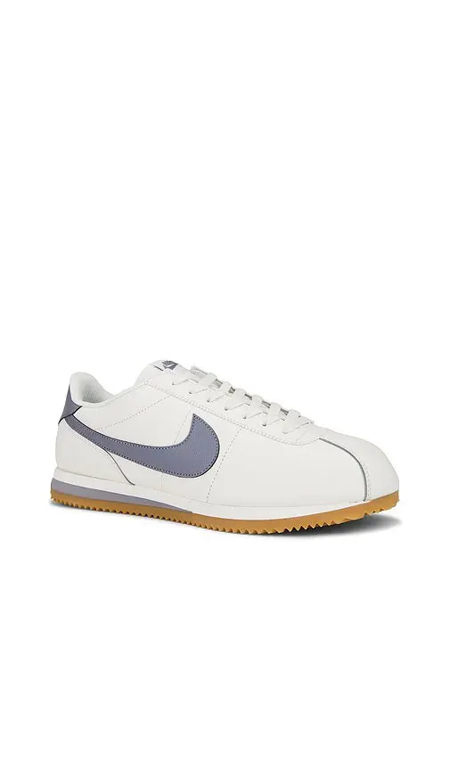 Nike Cortez Sneakers - Sail  Cement Grey  & Gum Yellow