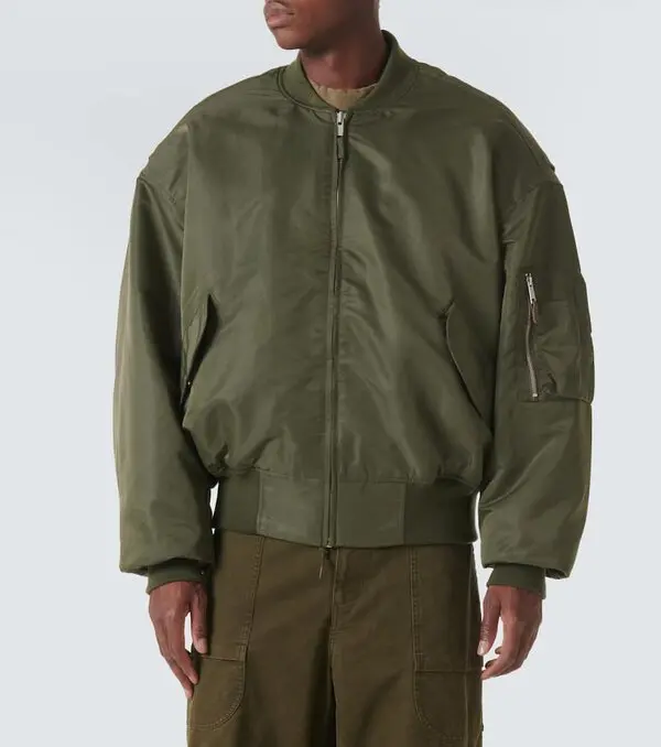 Entire Studios A4 Bomber Jacket In Green - 50% Off | Editorialist