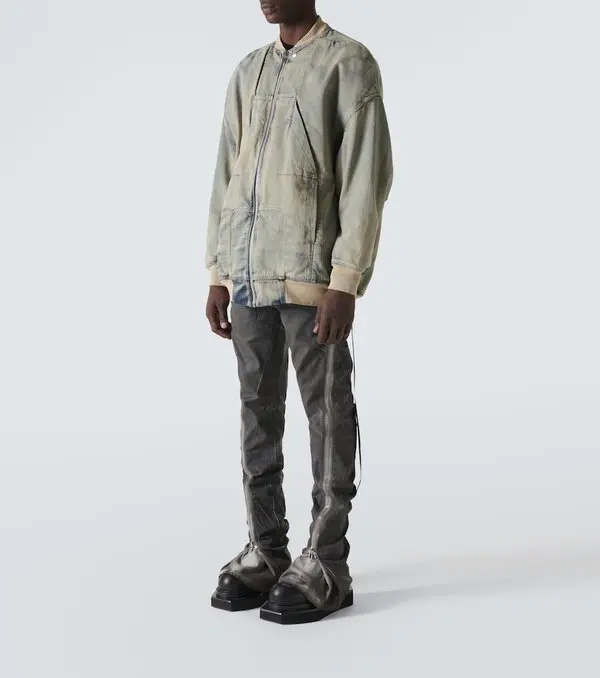 Rick Owens Sphinx Jumbo Dyed Denim Jacket - Blue