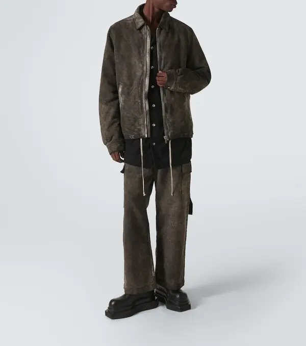 Rick Owens Denim Cargo Pants