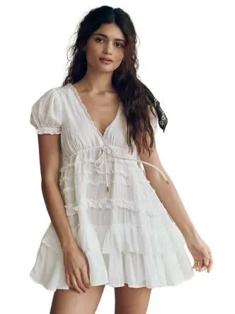 Free People Darcy Mini Dress - Ivory