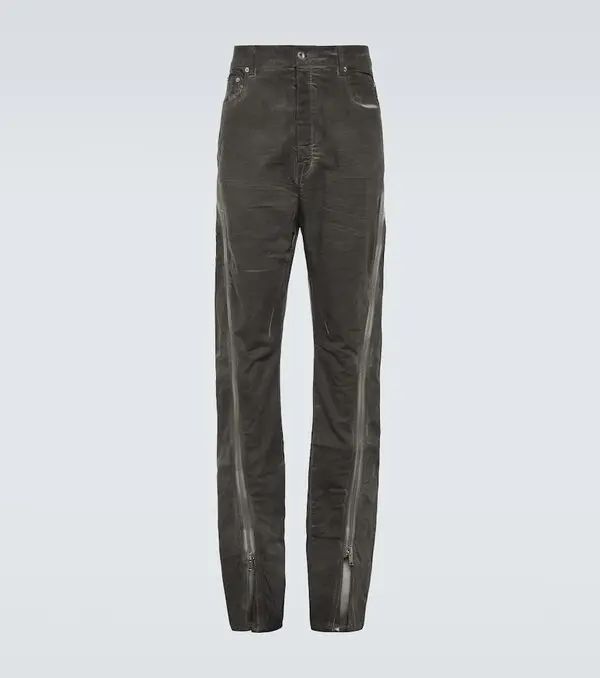 Rick Owens Paneled Tapered Jeans