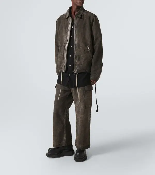 Rick Owens Magnum Tommy Oversized Cotton Shirt - Black