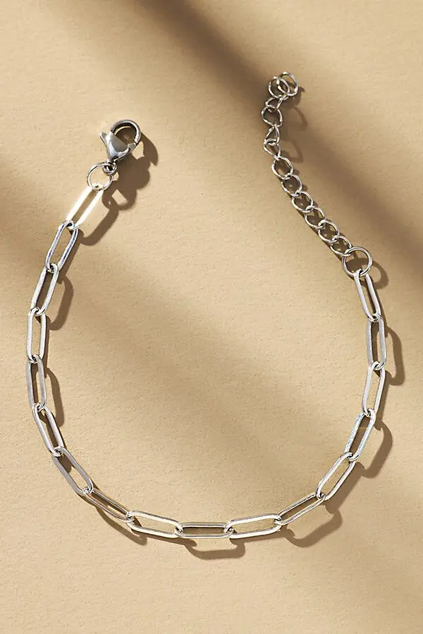 BOXBAR Paperclip Charm Bracelet