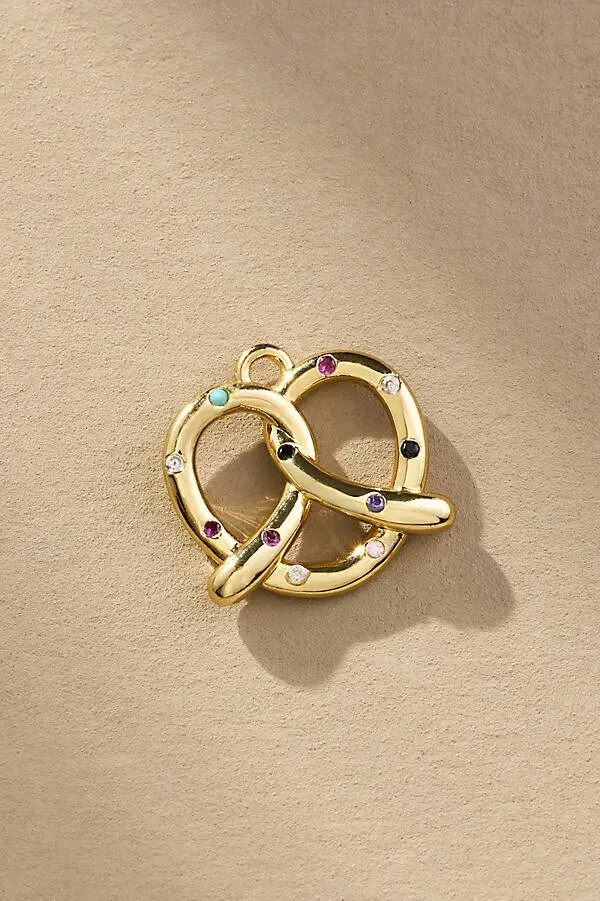 BOXBAR Pretzel Jewelry Charm - Gold