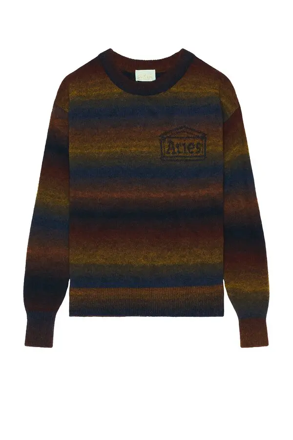 Aries Boucle Space Dye Knit Sweater
