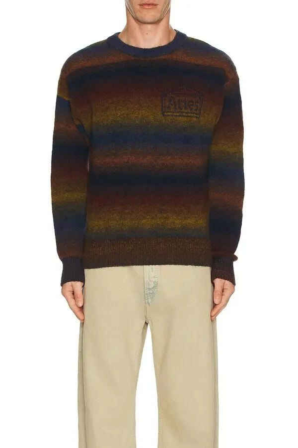 Aries Boucle Space Dye Knit Sweater