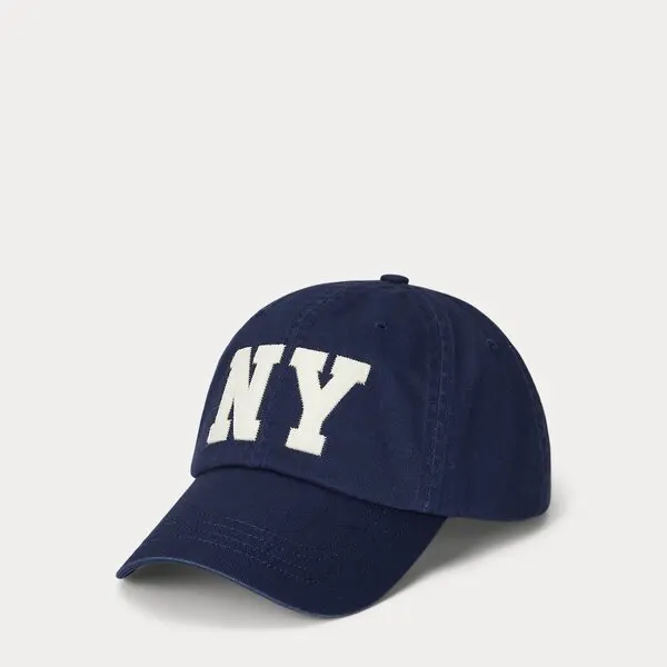 Ralph Lauren Ny Patch Twill Cap - Newport Navy