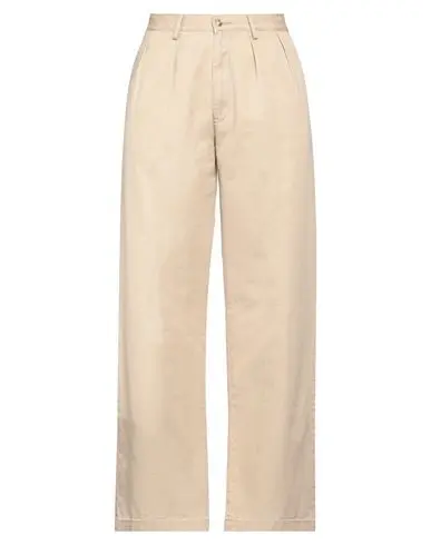 Denimist Cotton Gabardine Pants - Beige