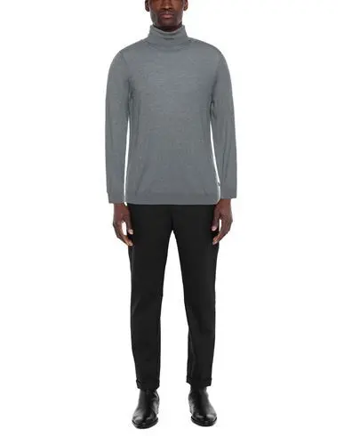 Hugo Boss Turtleneck Virgin Wool Knit - Grey