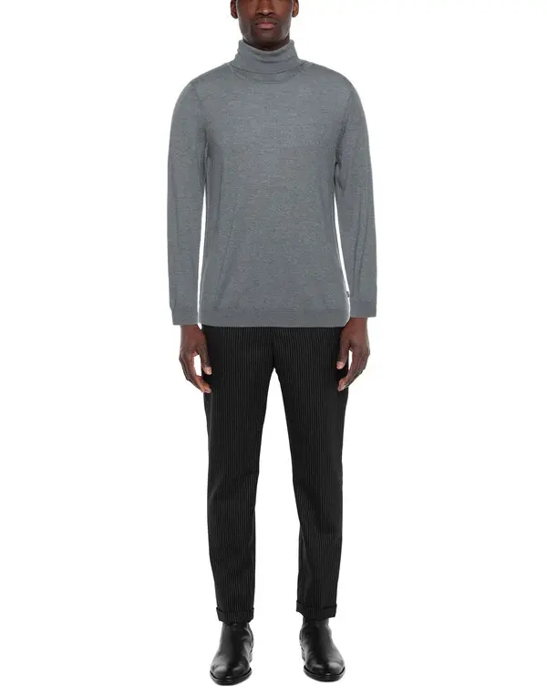 Hugo Boss Turtleneck Virgin Wool Knit - Grey