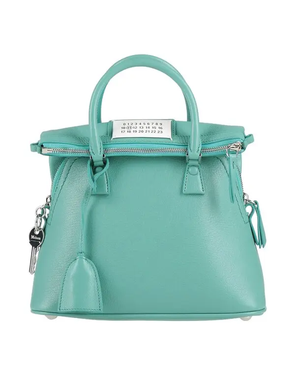 MAISON MARGIELA Handbag In Goat Skin, Cow Leather, Brass, Zinc, And Aluminum - Blue