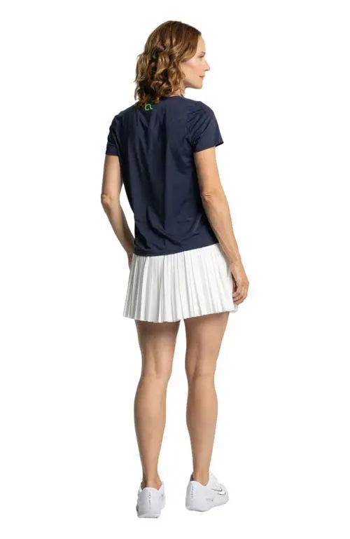AVI Rally Pickleball Short Sleeve - Sapphire Blue