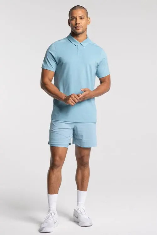 AVI Drive Pickleball Polo - Glacier