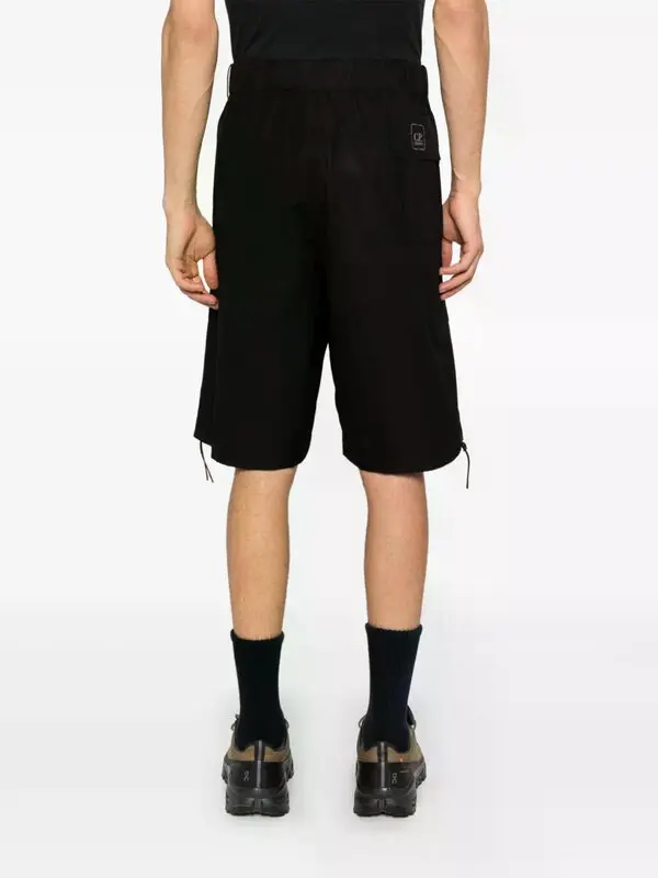 C.P. COMPANY Logo-patch Bermuda Shorts
