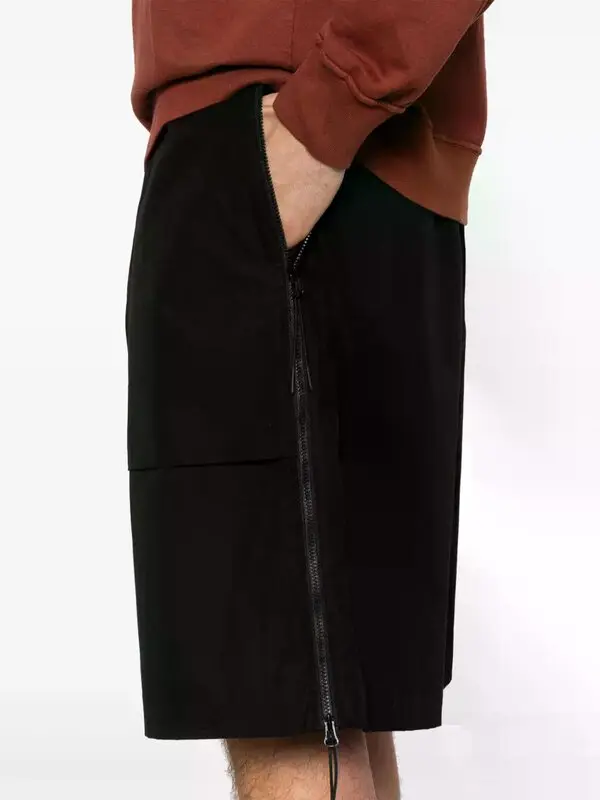 C.P. COMPANY Logo-patch Bermuda Shorts