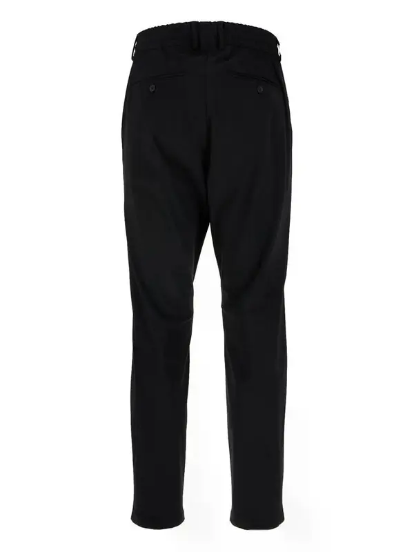 CRUNA Pleated Trousers - Black