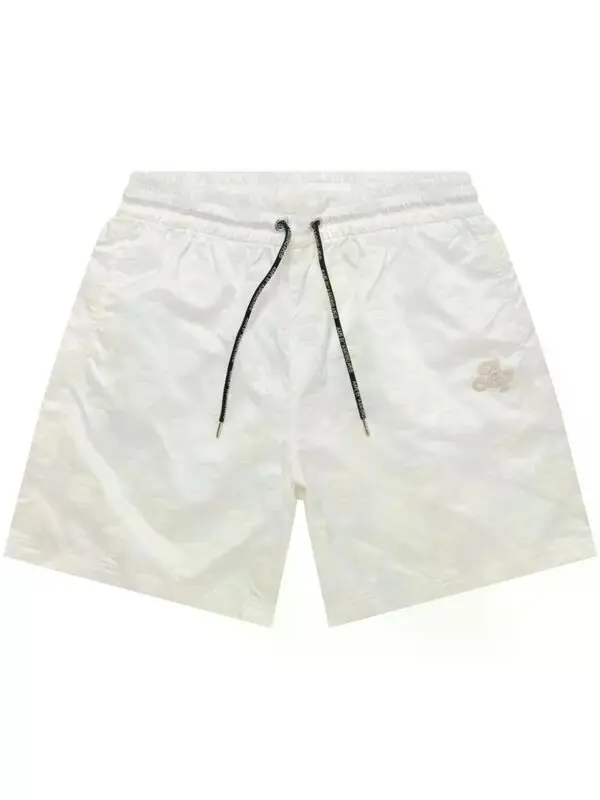 AAPE BY *A BATHING APE® Logo-embroidered Track Shorts - White