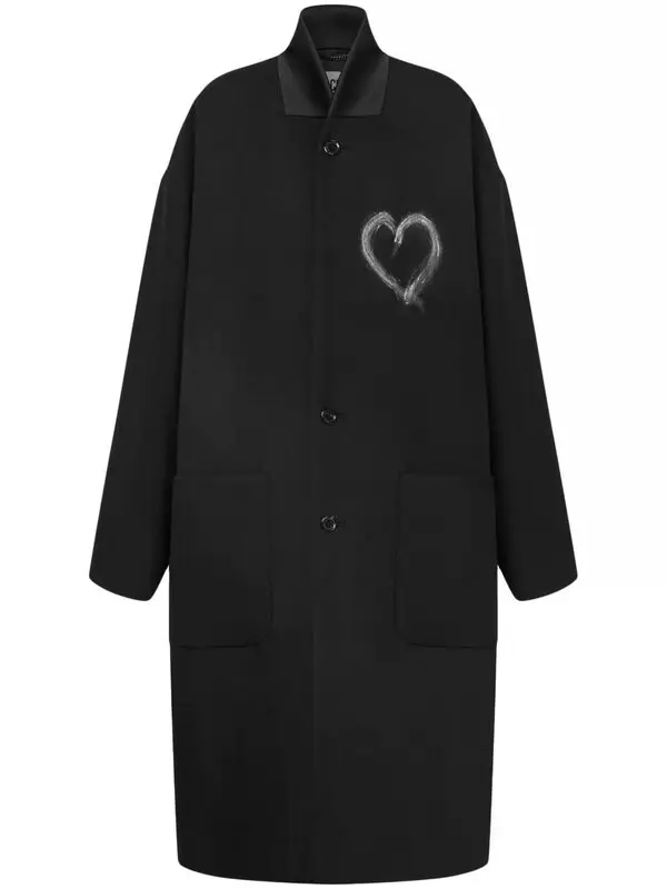 Moschino Contrasting Collar Coat